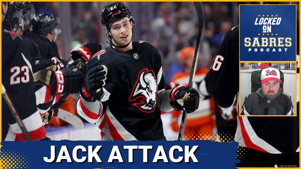 Jack Quinn SNIPES two goals to keep the Buffalo Sabres RED HOT in win ...