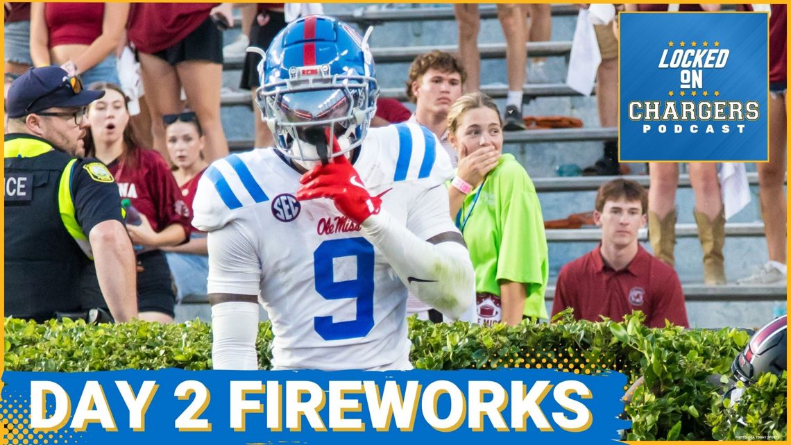 Chargers Get STEAL Drafting Explosive WR Tre Harris and Add BEEF To The ...