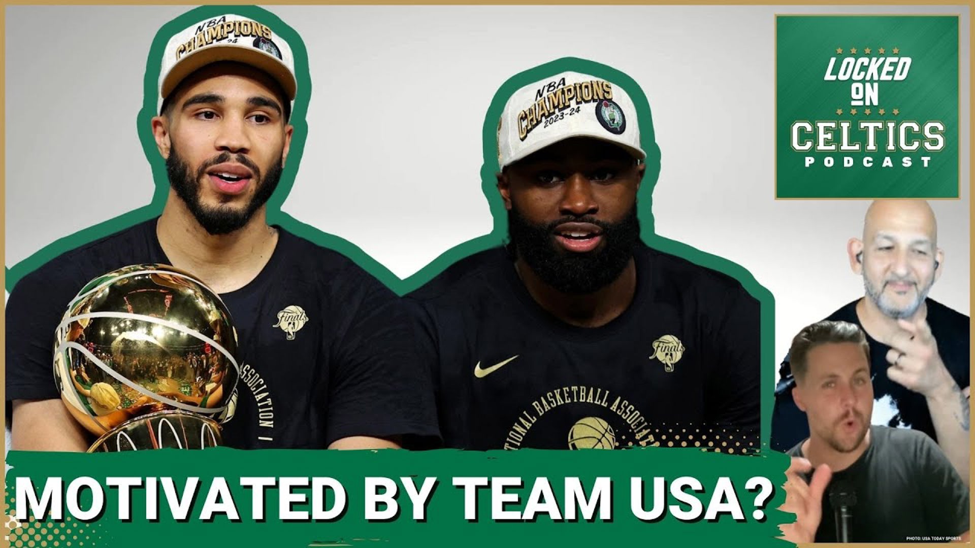 Jayson Tatum & Jaylen Brown drawing motivation from Team USA situation ...
