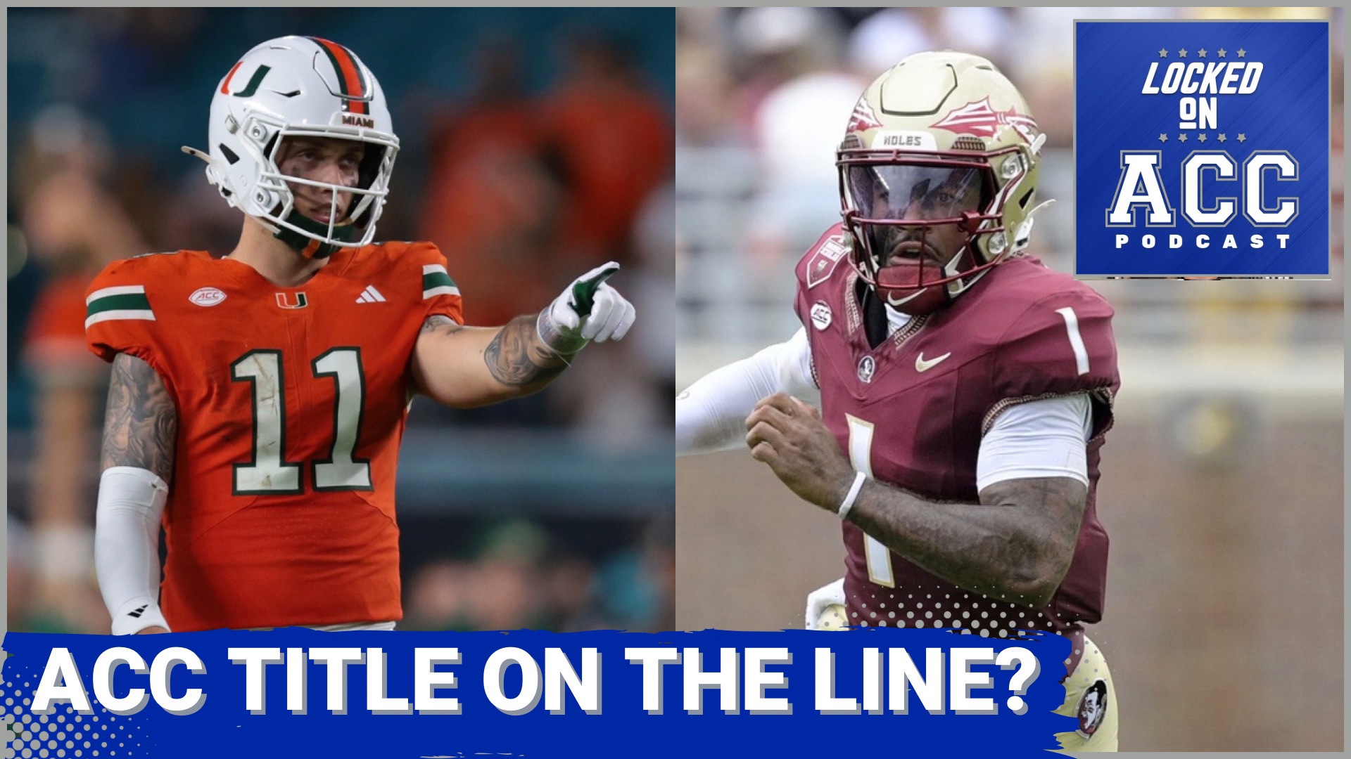 CHAOS: Miami and Florida State CLASH for ACC SUPREMACY | Will Coastal ...