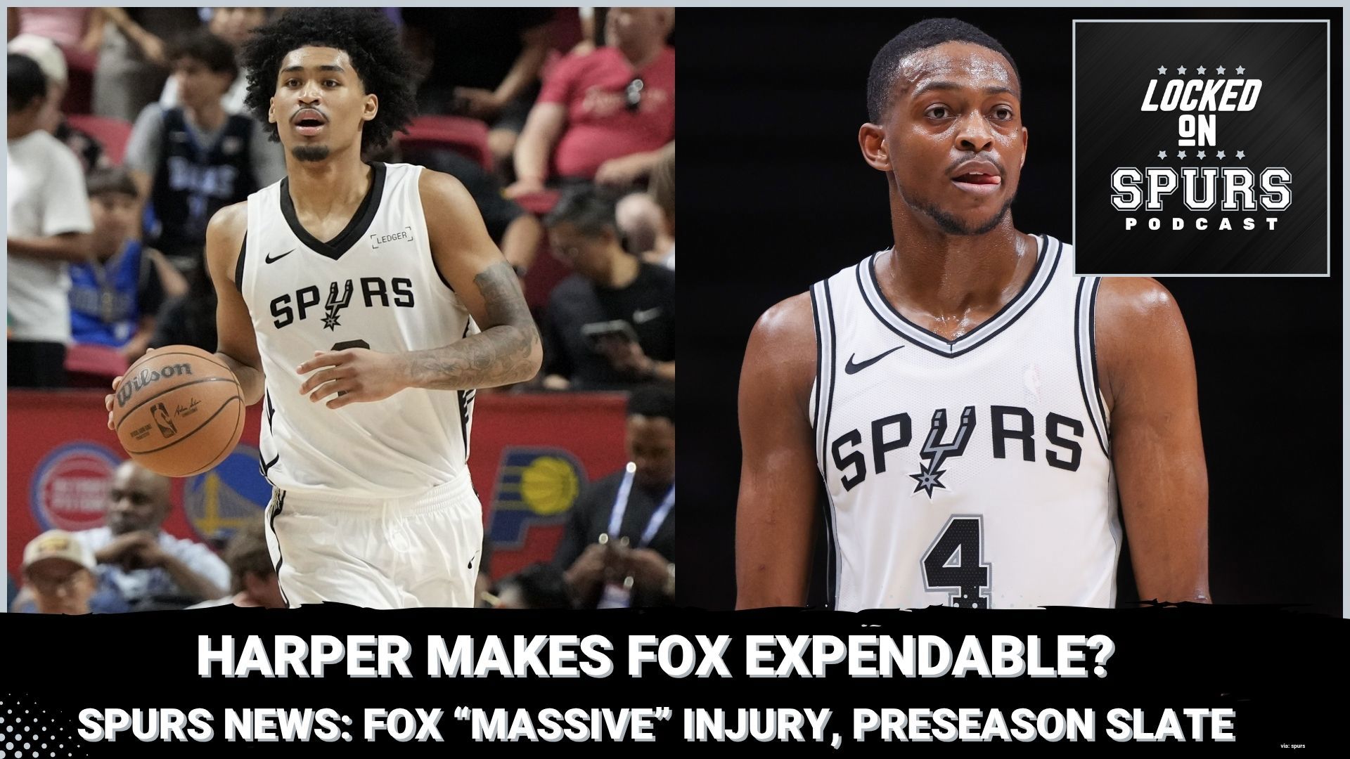 Could San Antonio Spurs' Dylan Harper make De'Aaron Fox expendable? | Locked On Spurs | fox61.com