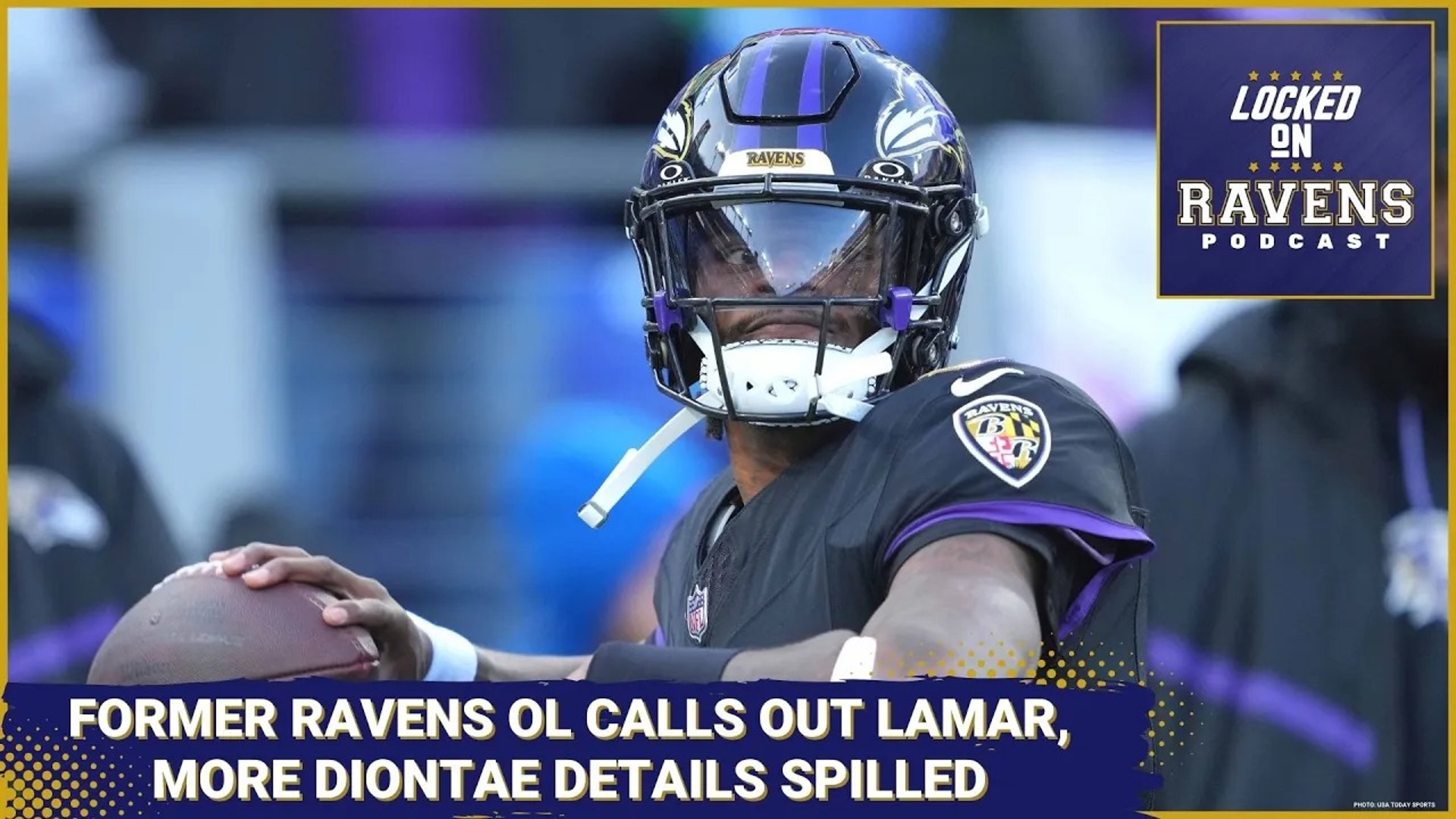 Former Baltimore Ravens OL calls out Lamar Jackson, Diontae Johnson ...
