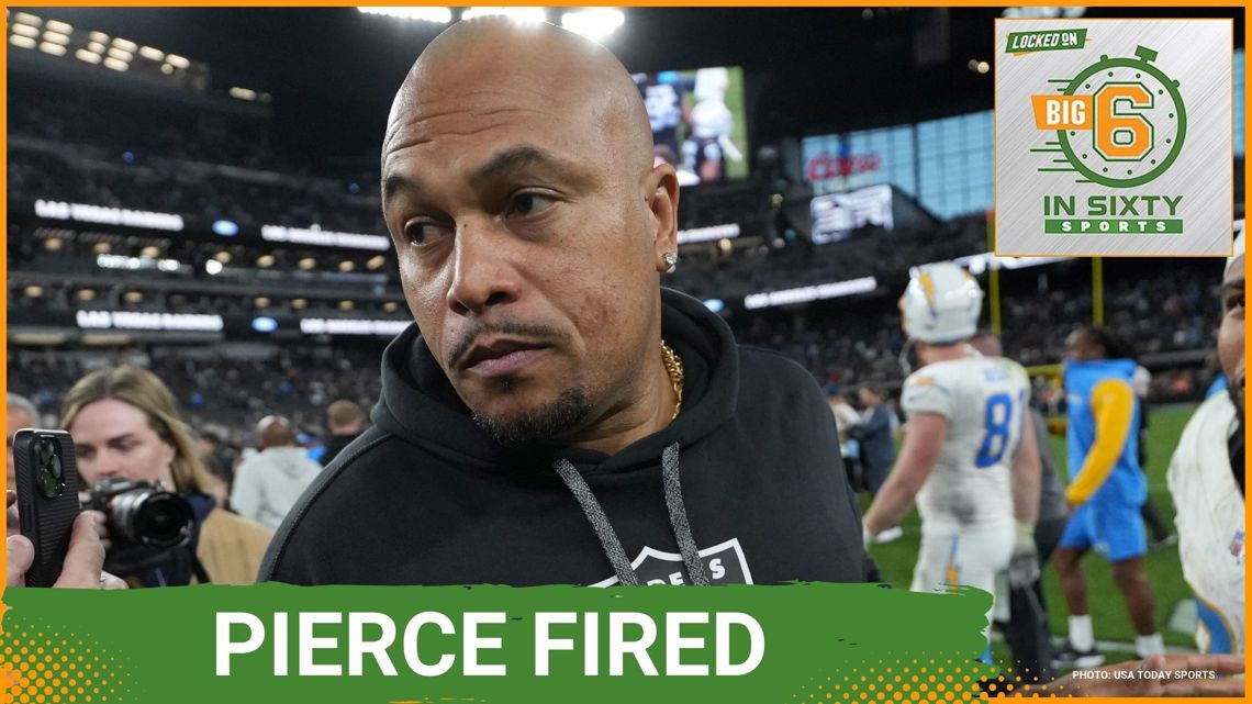 The Raiders Fire Antonio Pierce After First Full Season | The Big 6 in ...
