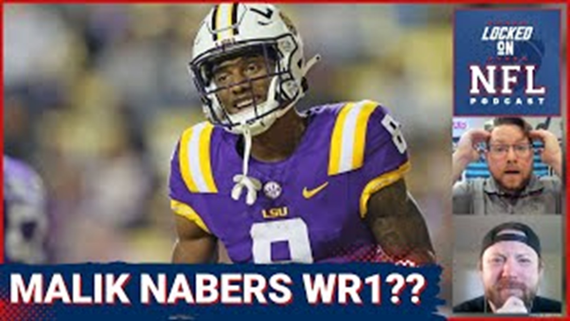 Malik Nabers WR1 in NFL Draft, Vikings Great Fit w/ Drake Maye ...