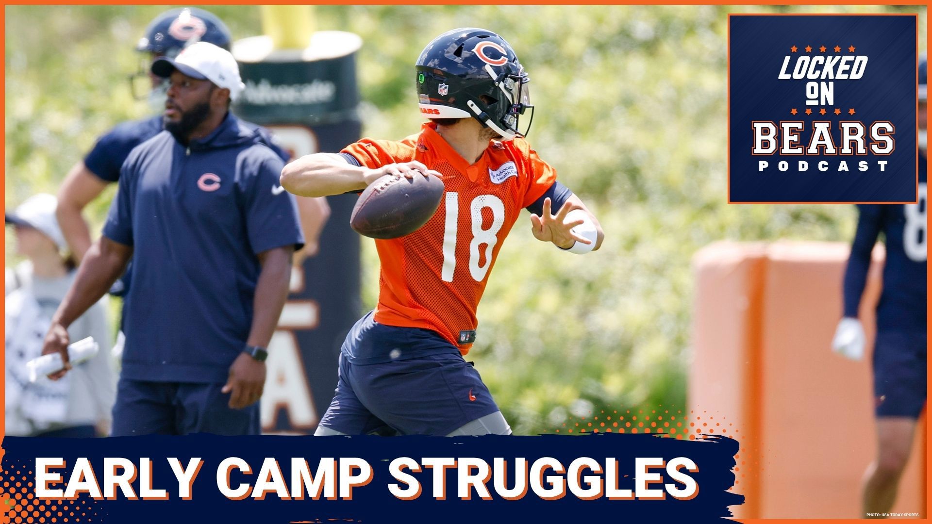 How to decipher conflicting Chicago Bears training camp reports about Caleb Williams struggles ...