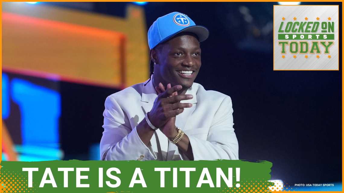The Tennessee Titans Go OFF SCRIPT, Draft Carnell Tate No. 4 Overall ...