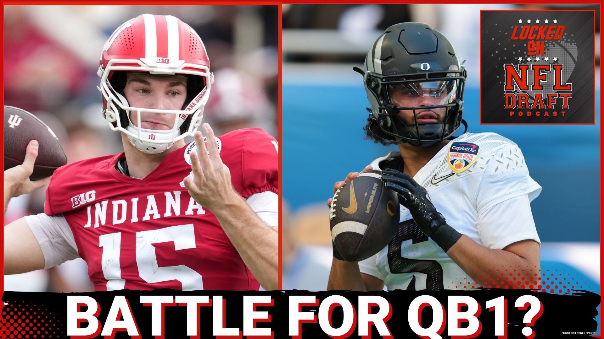 QB1 SHOWDOWN: Dante Moore vs Fernando Mendoza IGNITES NFL Draft Stock ...