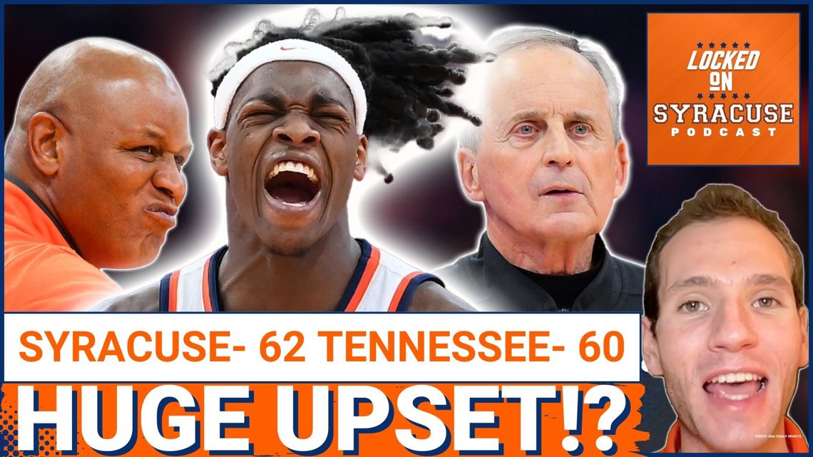 REACTION: Syracuse Basketball Secures MASSIVE UPSET WIN vs. Tennessee ...