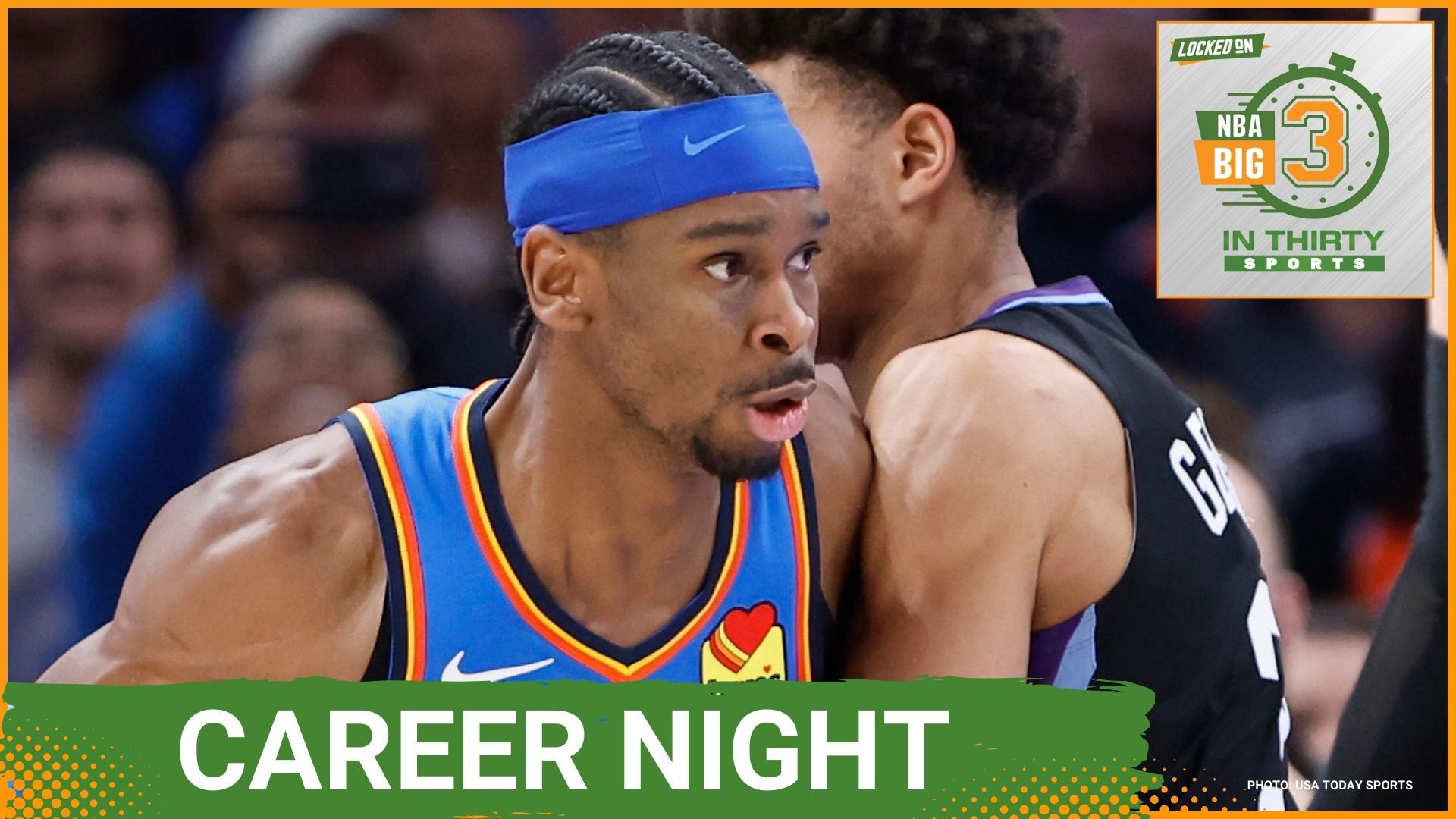 Shai Gilgeous-Alexander's Career Night Beats the Jazz | The Big 3 in 30 ...