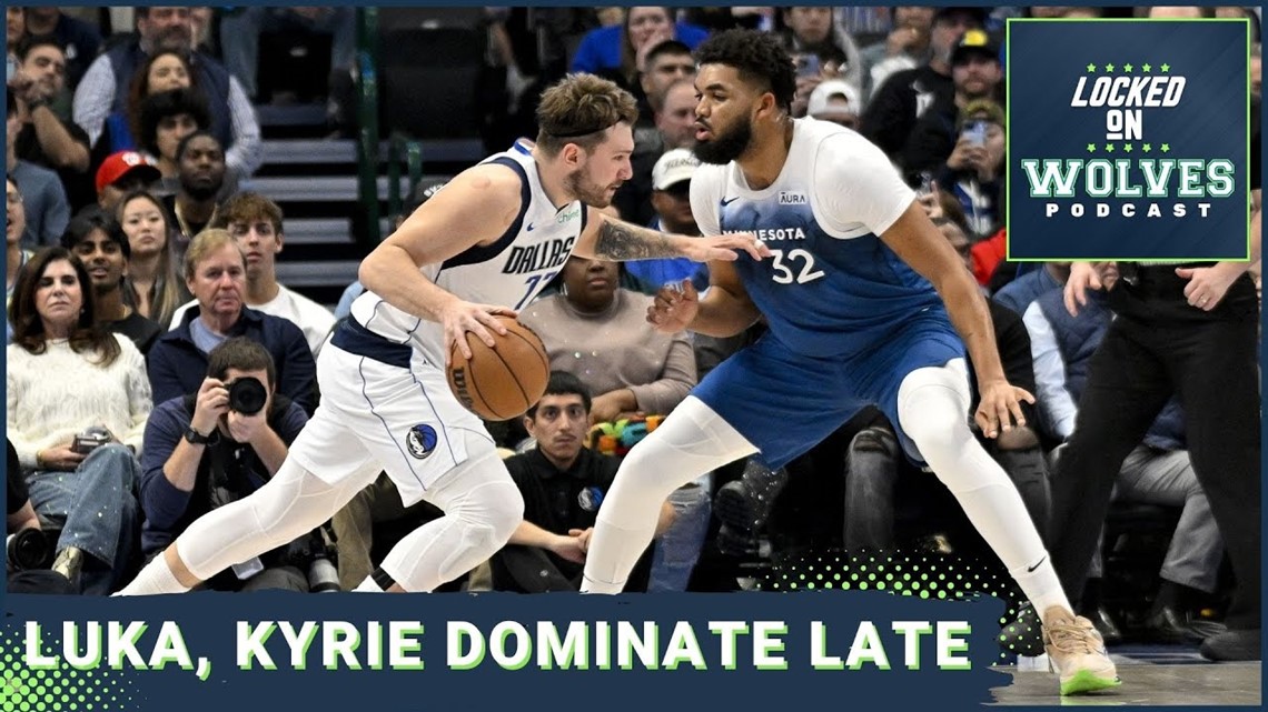 Minnesota Timberwolves fall to Dallas Mavericks superstar duo of Kyrie ...