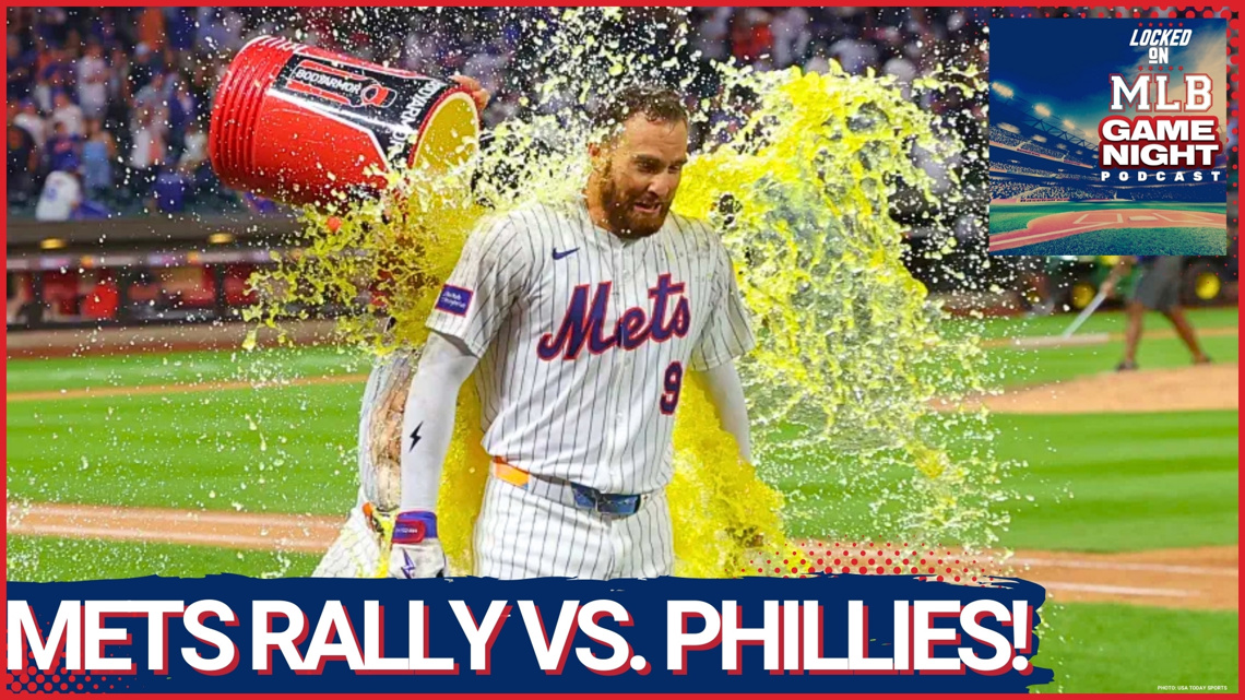 MLB GAME NIGHT: New York Mets RALLY & WALK OFF Philadelphia Phillies ...