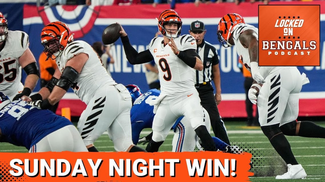 Cincinnati Bengals WIN, Beat New York Giants on Sunday Night Football ...