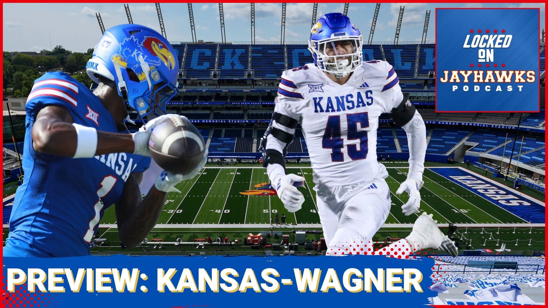 TIME TO DOMINATE: Kansas Jayhawks Football vs FCS Wagner Seahawks Week ...