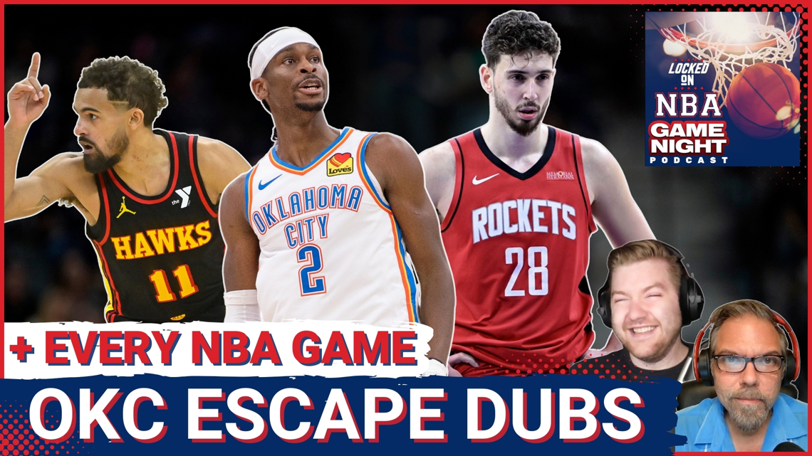 Game Night: Thunder Escape Warriors, Hawks Stun Cavs Behind Trae Young's 20/20, Alperen Sengun ...