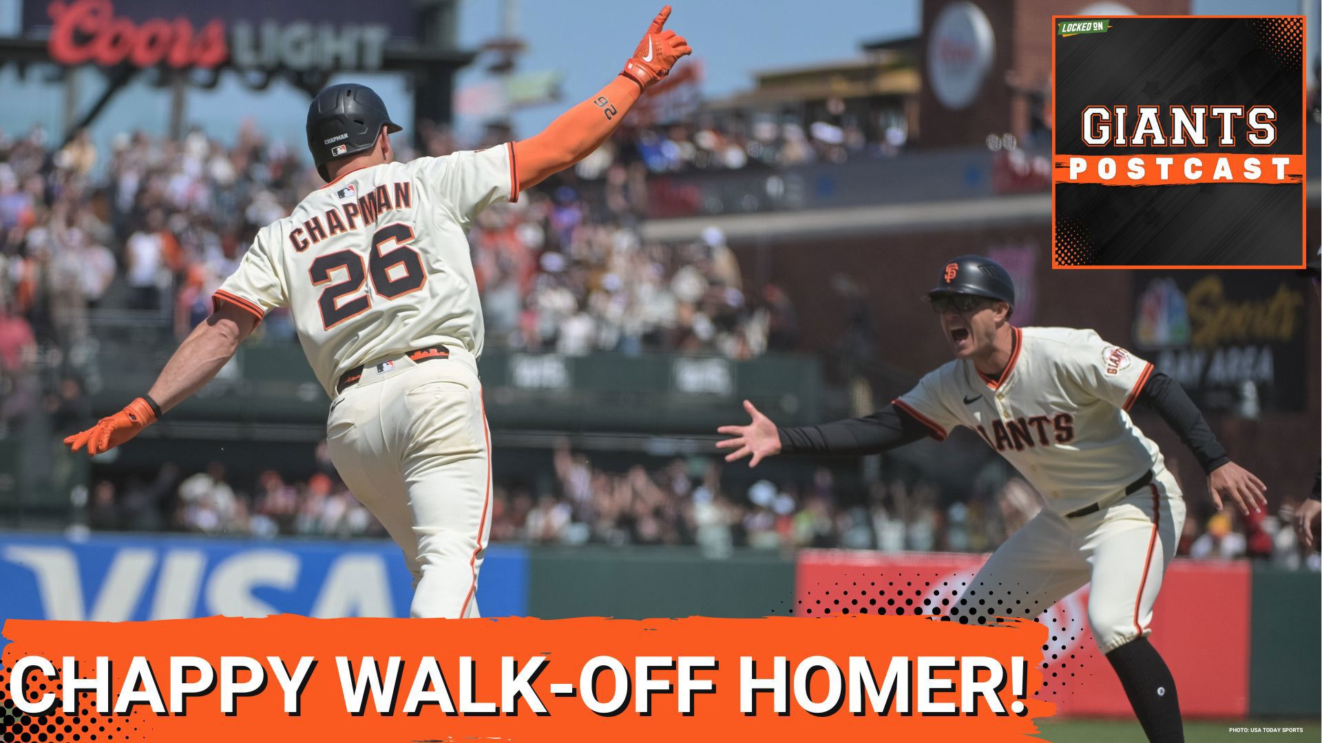 GIANTS POSTCAST: Chapman HOMERS, Giants Walk-Off Winners AGAIN ...