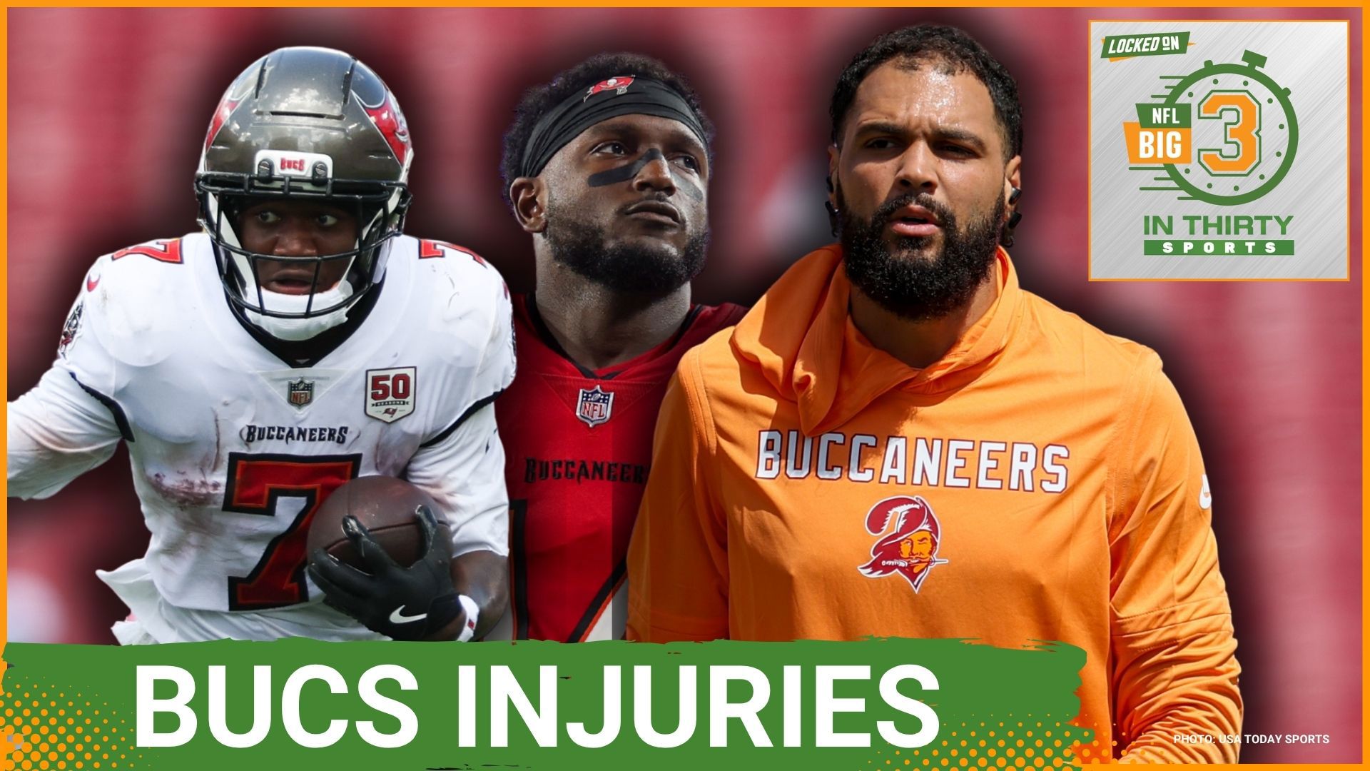 Bucs Get INJURY UPDATE On Hurt Stars Going Into Matchup With Lions ...