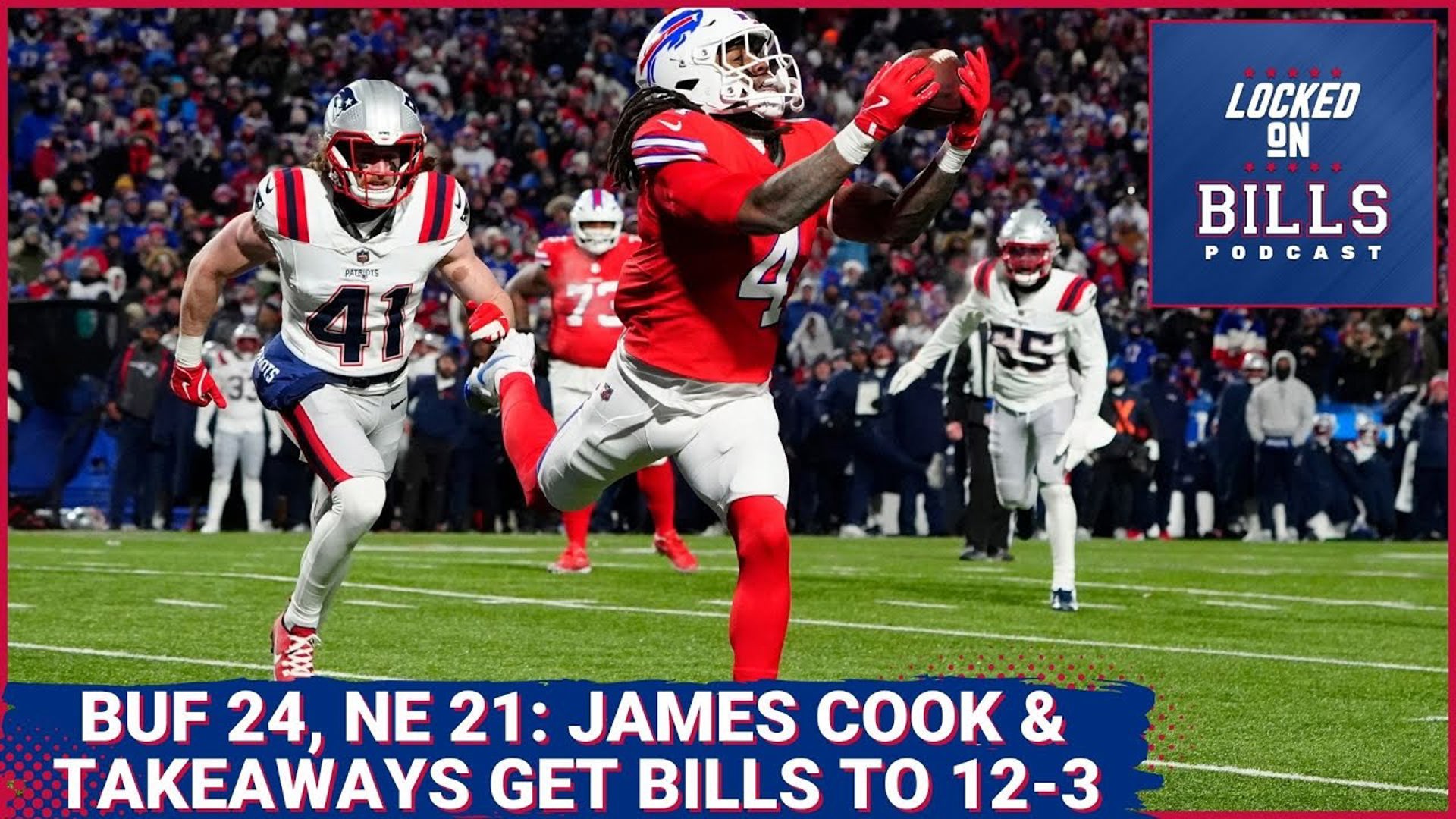 James Cook & takeaways power Bills over Patriots in quiet day from Josh Allen, passing offense ...