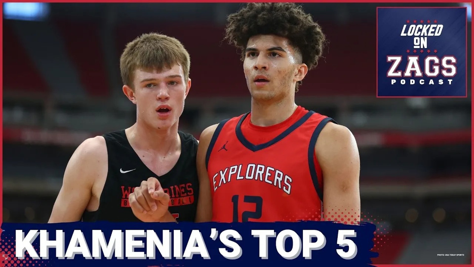 Gonzaga makes top five for Nik Khamenia! | Isiah Harwell to Houston ...
