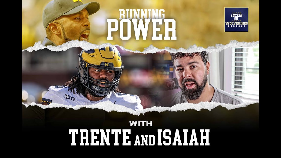 RUNNING POWER: Trente Jones previews Michigan football's season opener ...