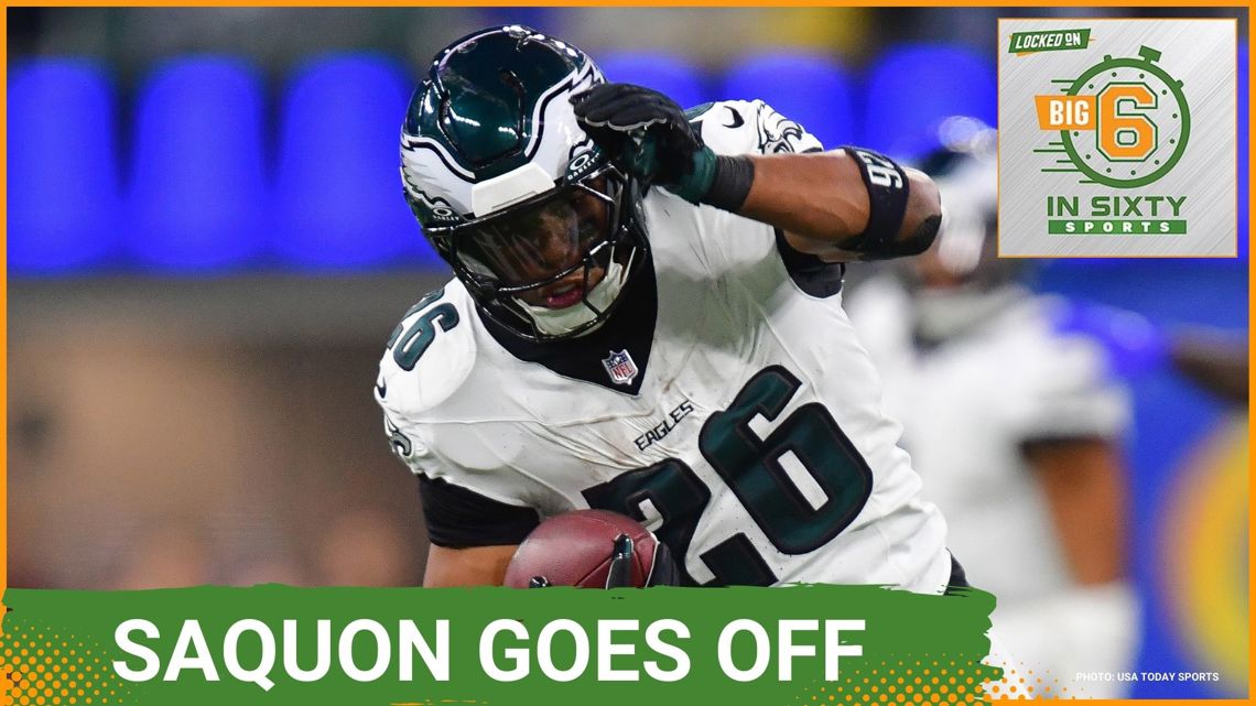 Saquon Barkley Goes Off For The Eagles vs. The Rams | The Big 6 in 60 ...