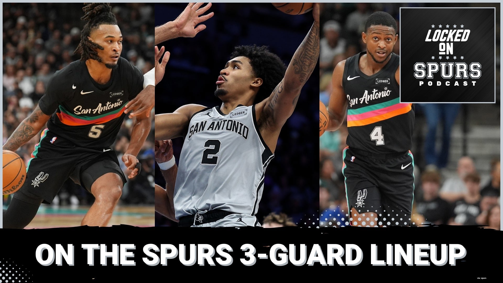 Revisiting the topic of the Spurs' three-guard lineup | Locked On Spurs ...