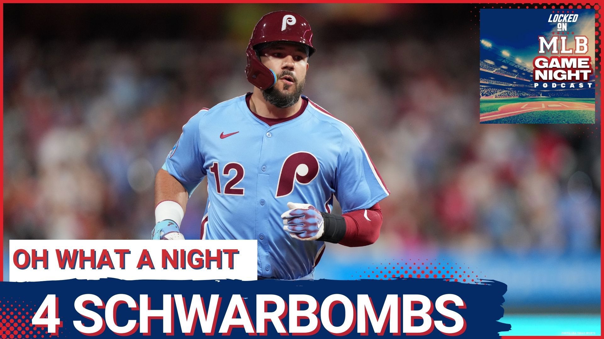 MLB GAME NIGHT: Kyle Schwarber hit 4 Home Runs in the Phillies blowout win over the Braves. Red ...