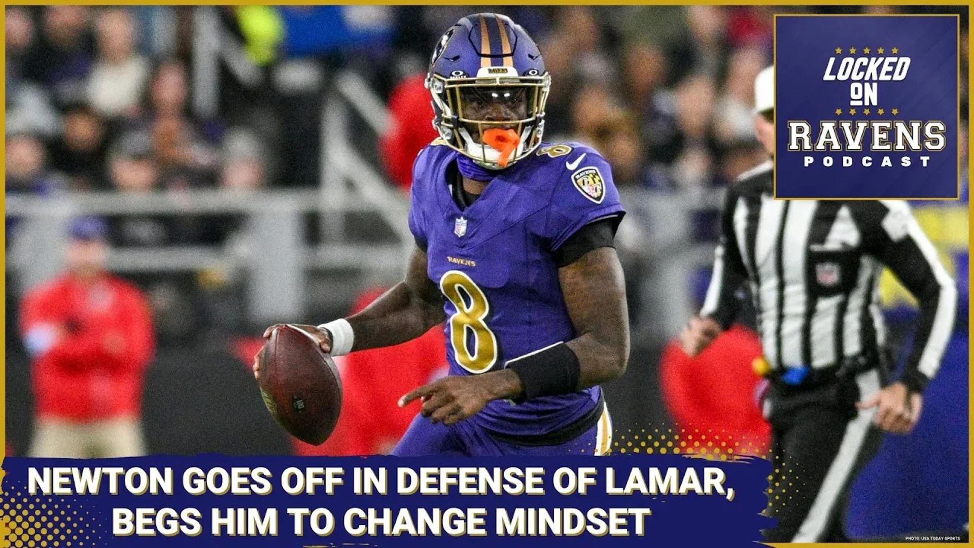 Cam Newton goes off in defense of Lamar Jackson, begs Baltimore Ravens ...