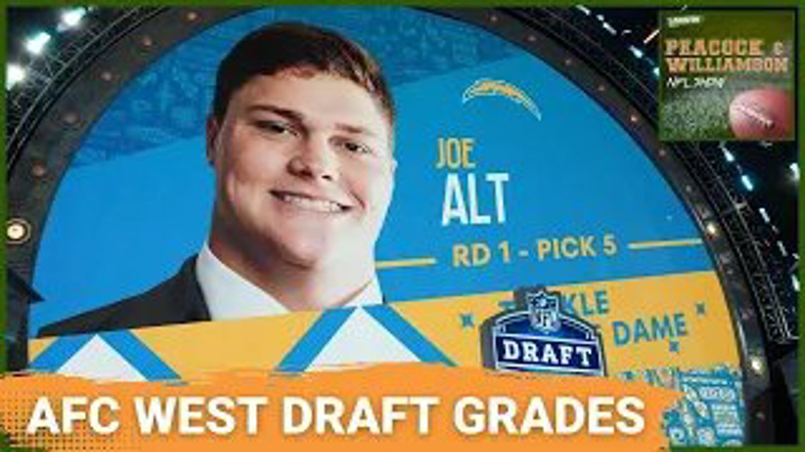 AFC West Draft Grades // All Offense in Round 1 | 5newsonline.com