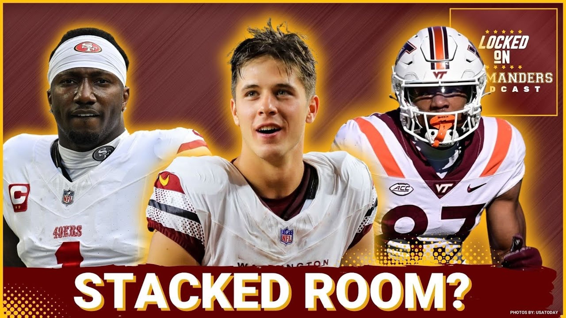 Commanders' Luke McCaffrey a BREAKOUT Candidate and WR DEPTH CHART ...