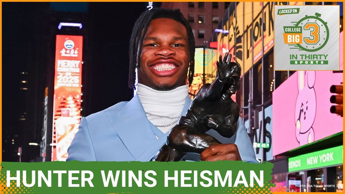 Travis Hunter Wins the Heisman Trophy | The Big 3 In 30 College | fox43.com