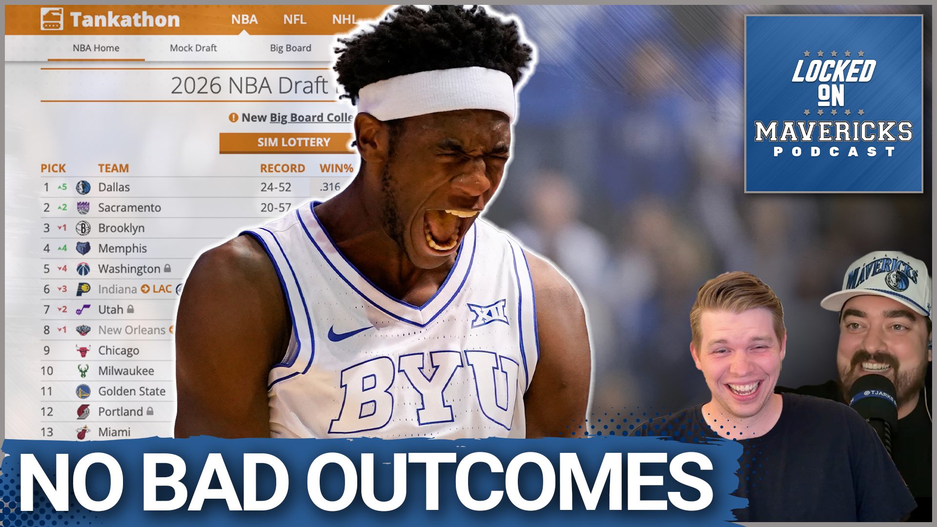 AJ Dybantsa in Dallas Would be GAME OVER for the NBA | Mavs Tankathon ...