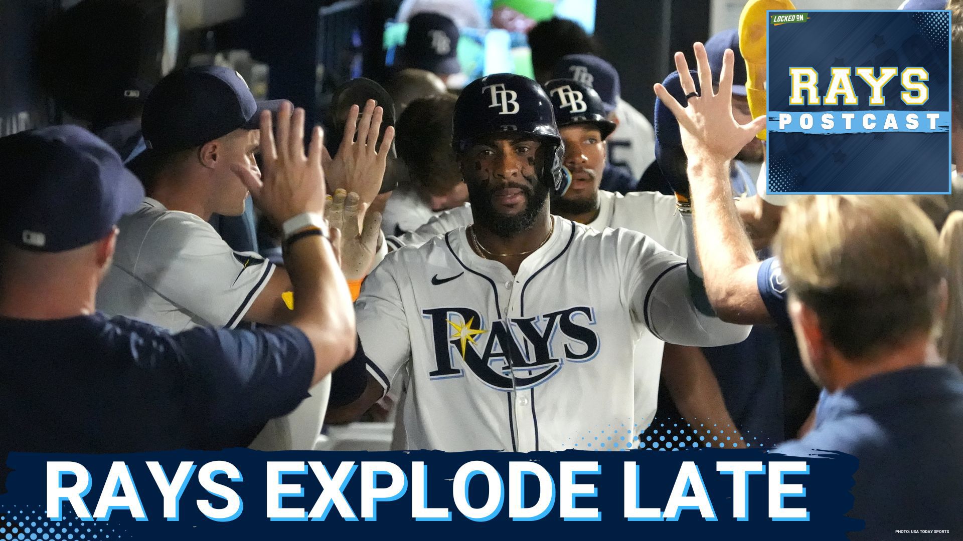 RAYS POSTCAST: The Tampa Bay Rays EXPLODE LATE to beat the Boston Red ...