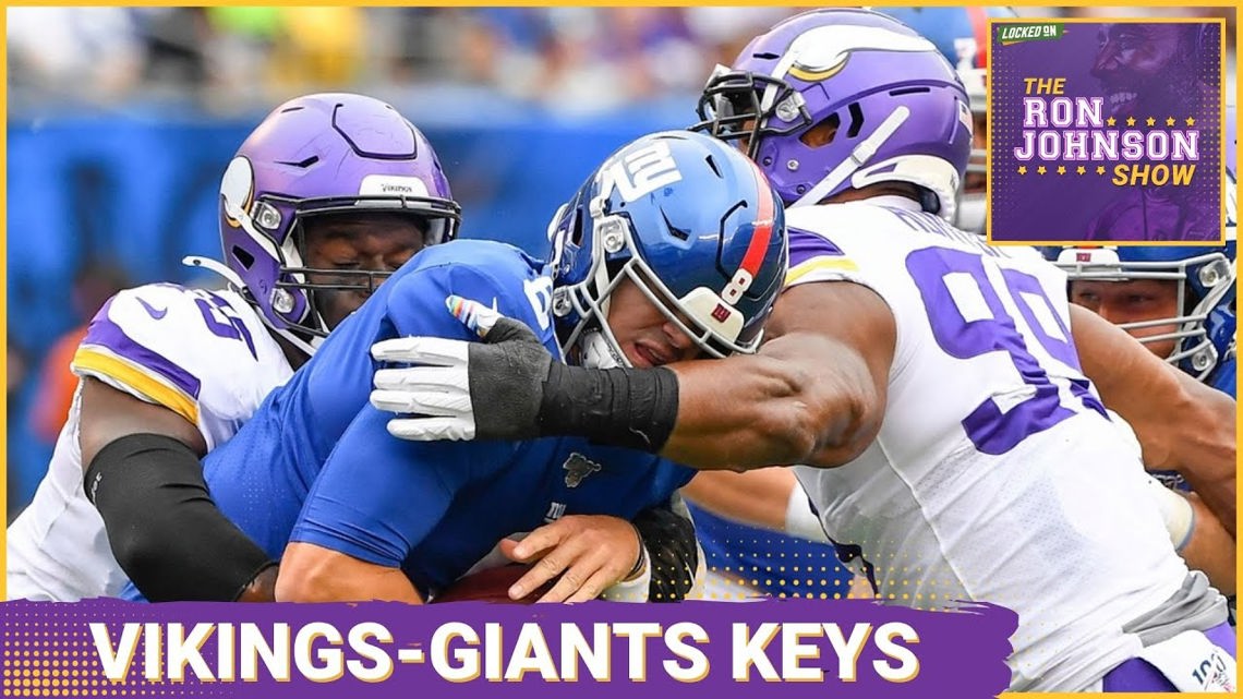 3 KEYS For the Minnesota Vikings vs. New York Giants - The Ron Johnson ...