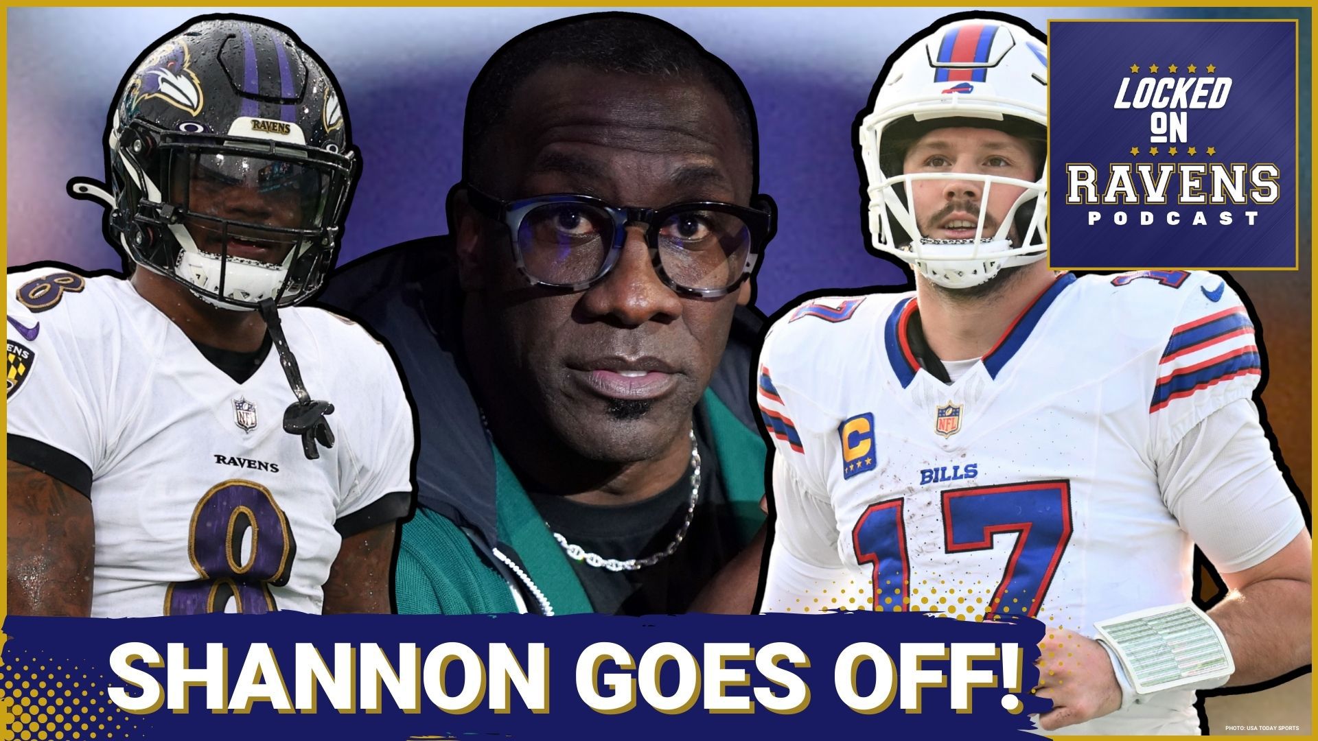 Shannon Sharpe RIPS Lamar Jackson, Josh Allen discourse, Baltimore ...