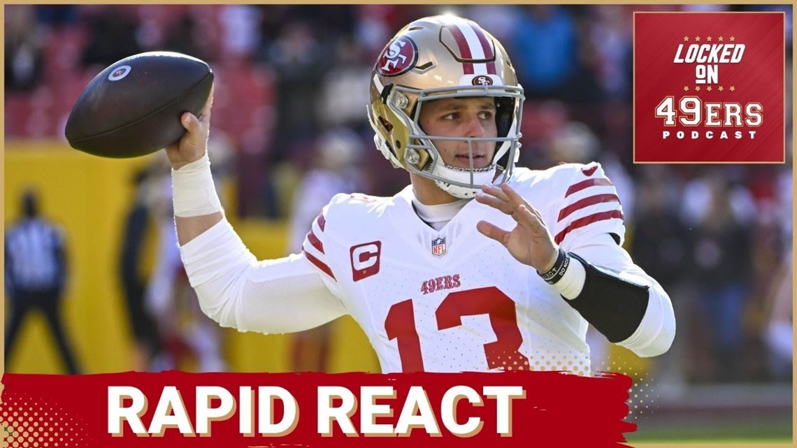 Brock Purdy Breaks 49ers Passing Record as 49ers Win vs Commanders ...