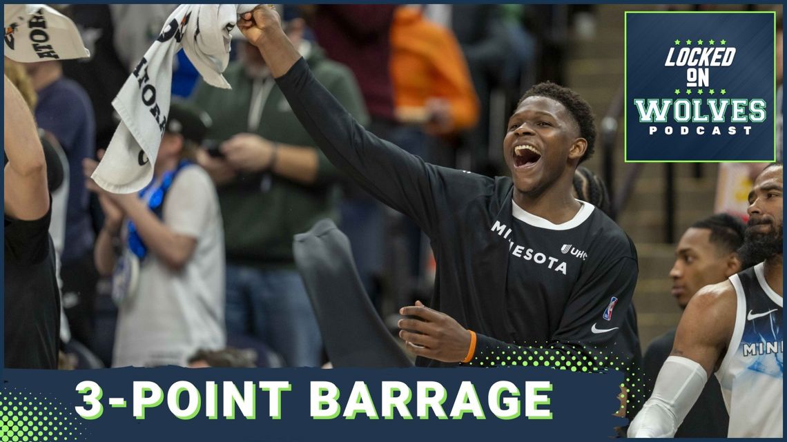 Minnesota Timberwolves' 3-point BARRAGE downs Spurs for Wolves' fifth ...