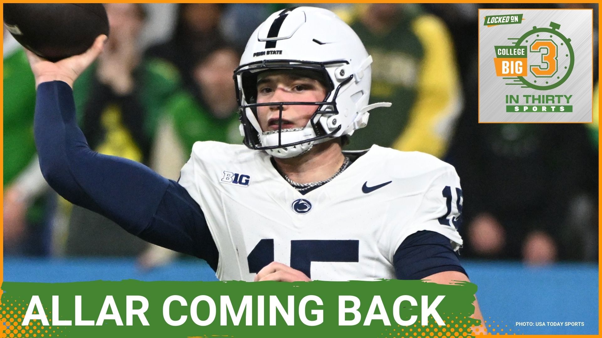 Drew Allar Announces He'll Return to Penn State | The Big 3 In 30 ...
