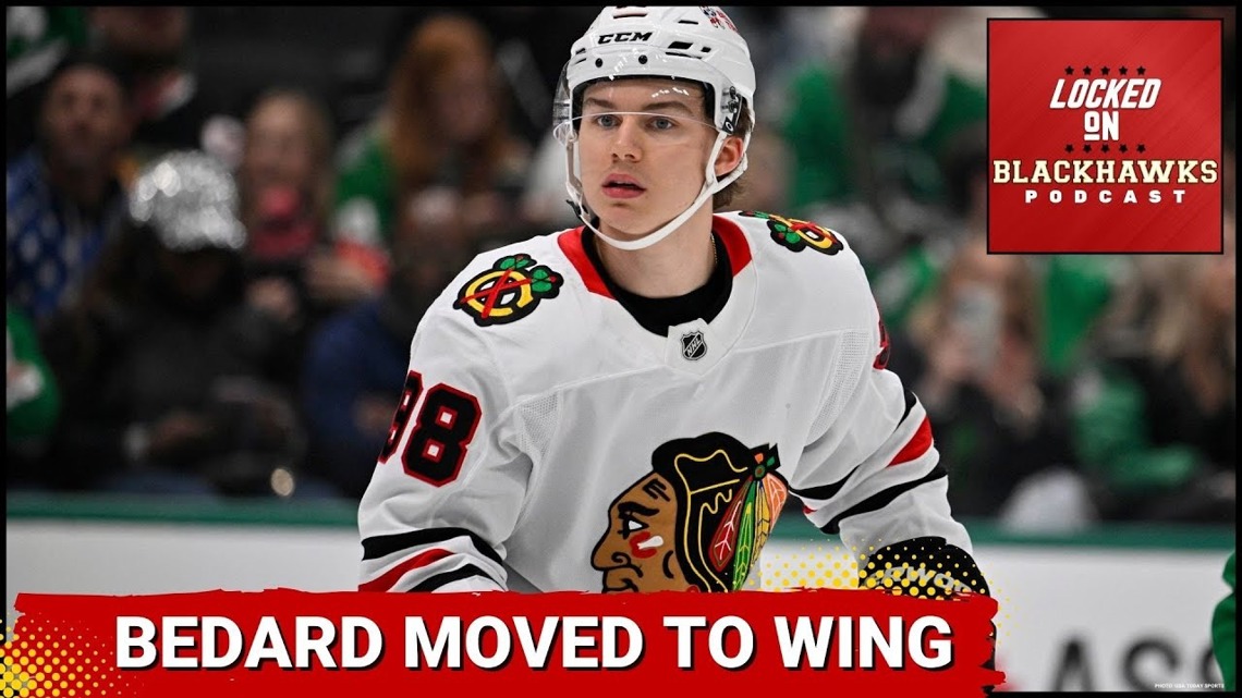 Chicago Blackhawks Move Connor Bedard To Wing vs. Kraken, + Alec ...