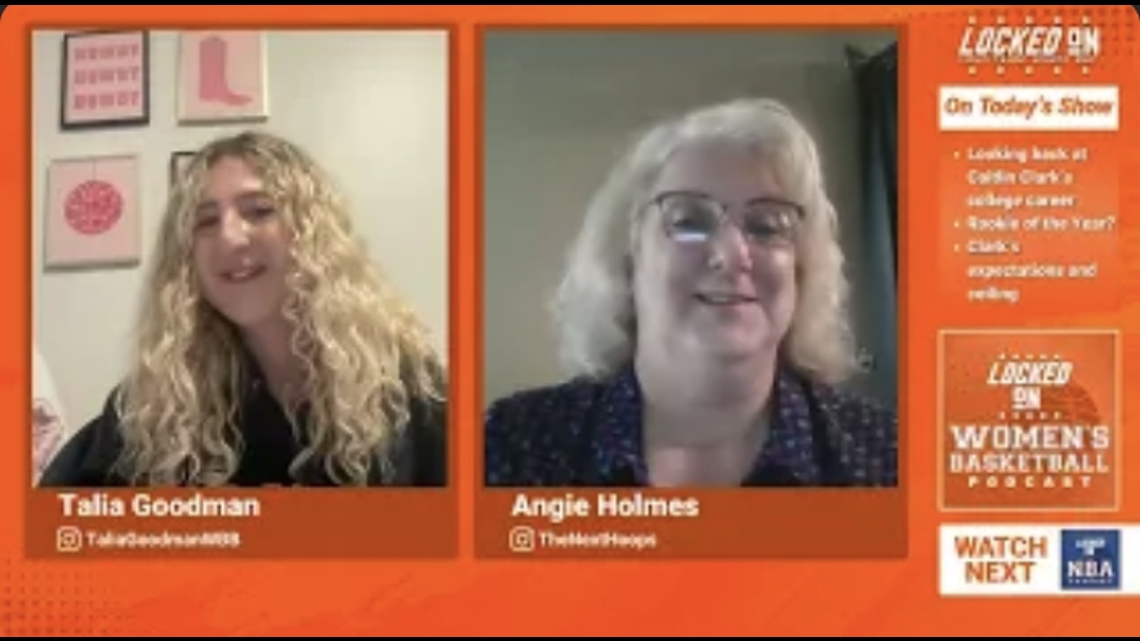 Caitlin Clark spotlight with Angie Holmes | WNBA Podcast | fox61.com