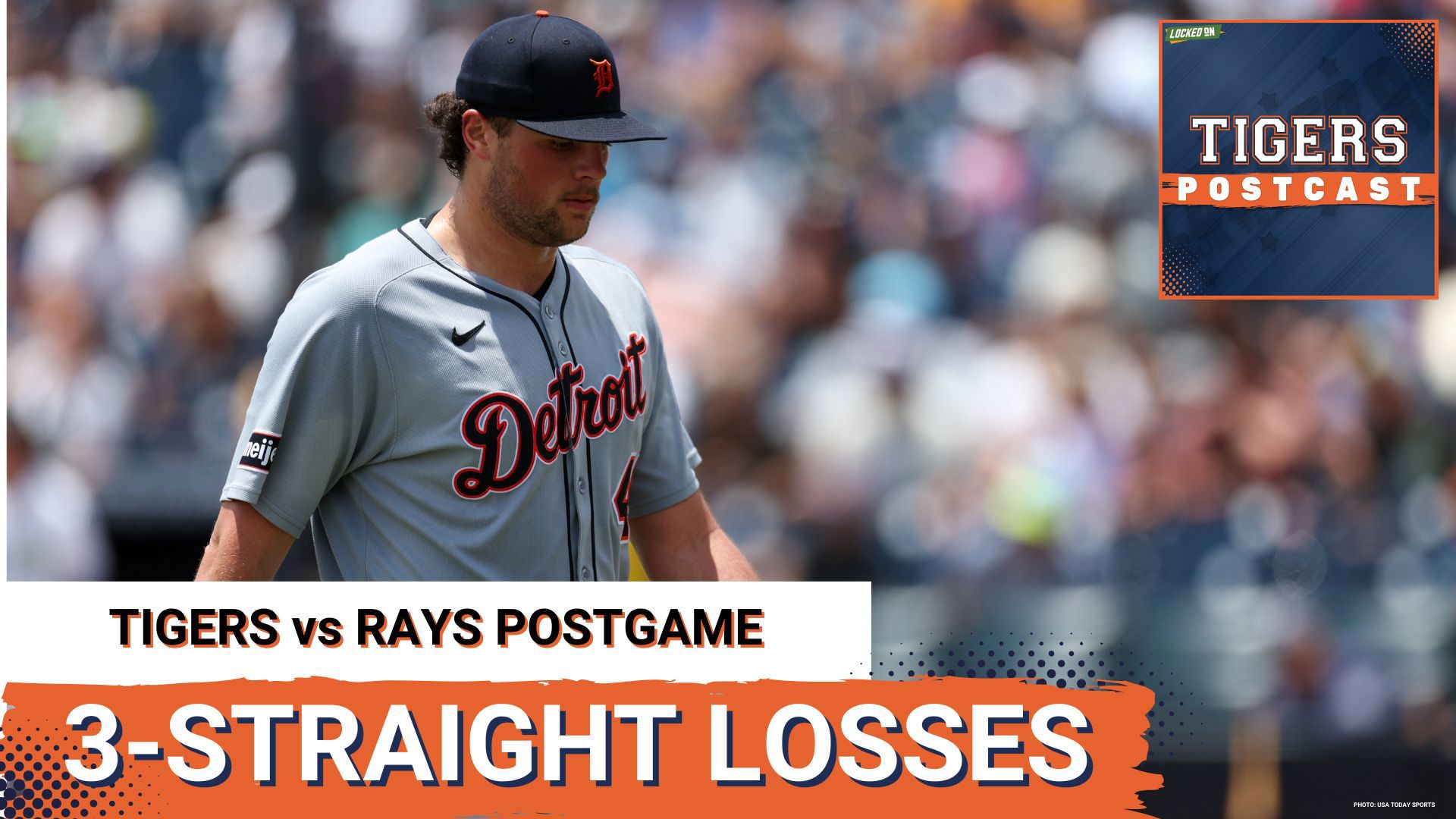 TIGERS POSTCAST: UH OH! Detroit Tigers BLOWN OUT By Tampa Bay Rays As ...