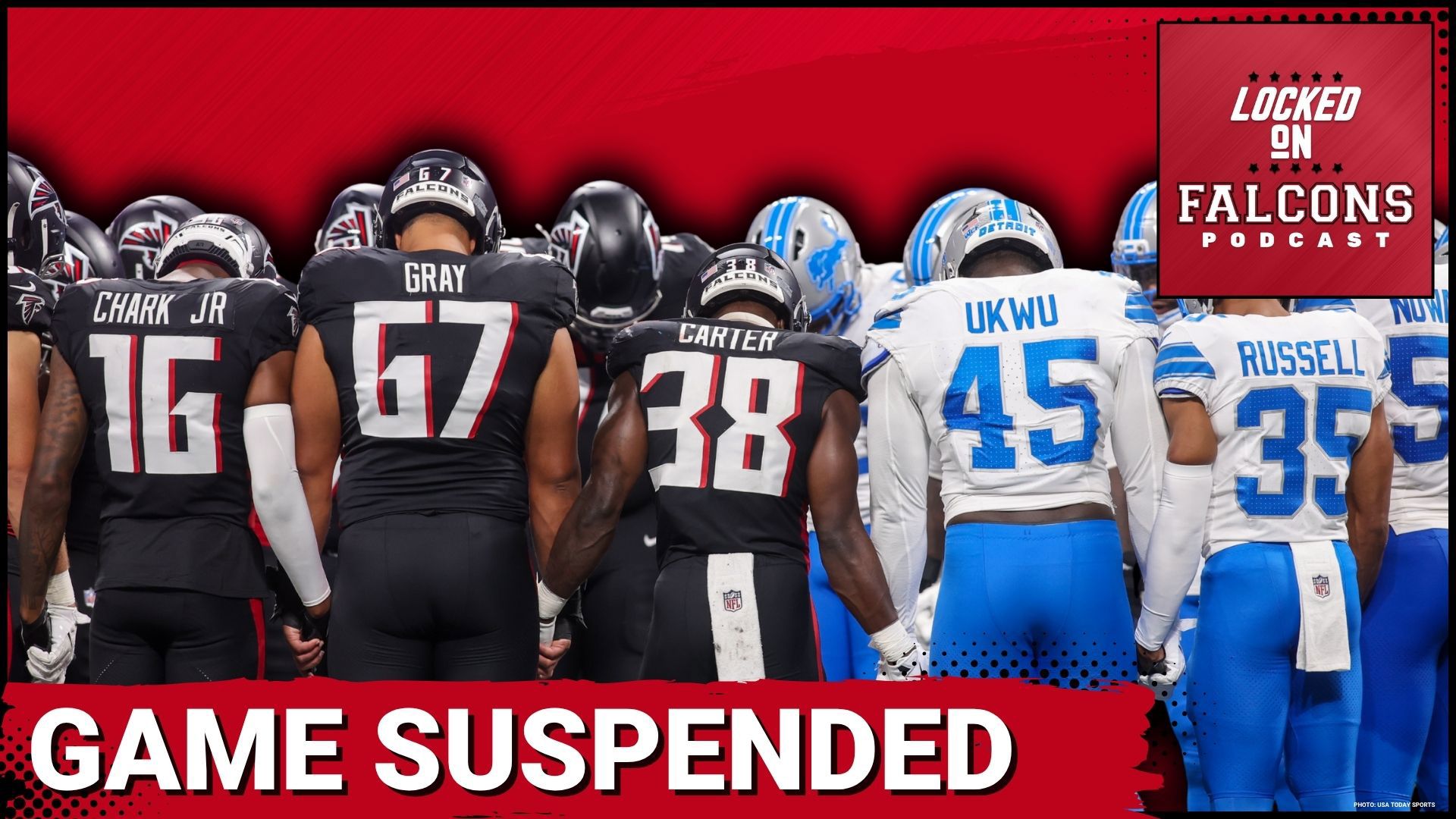 REACTION: Defense ATTACKS | Atlanta Falcons vs. Detroit Lions Game SUSPENDED After Scary Injury ...