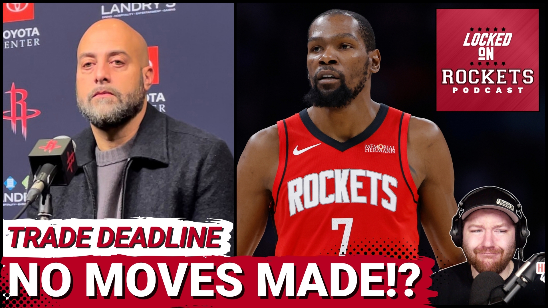 Rockets Make NO MOVE At NBA Trade Deadline | Rafael Stone CONFIDENT In ...