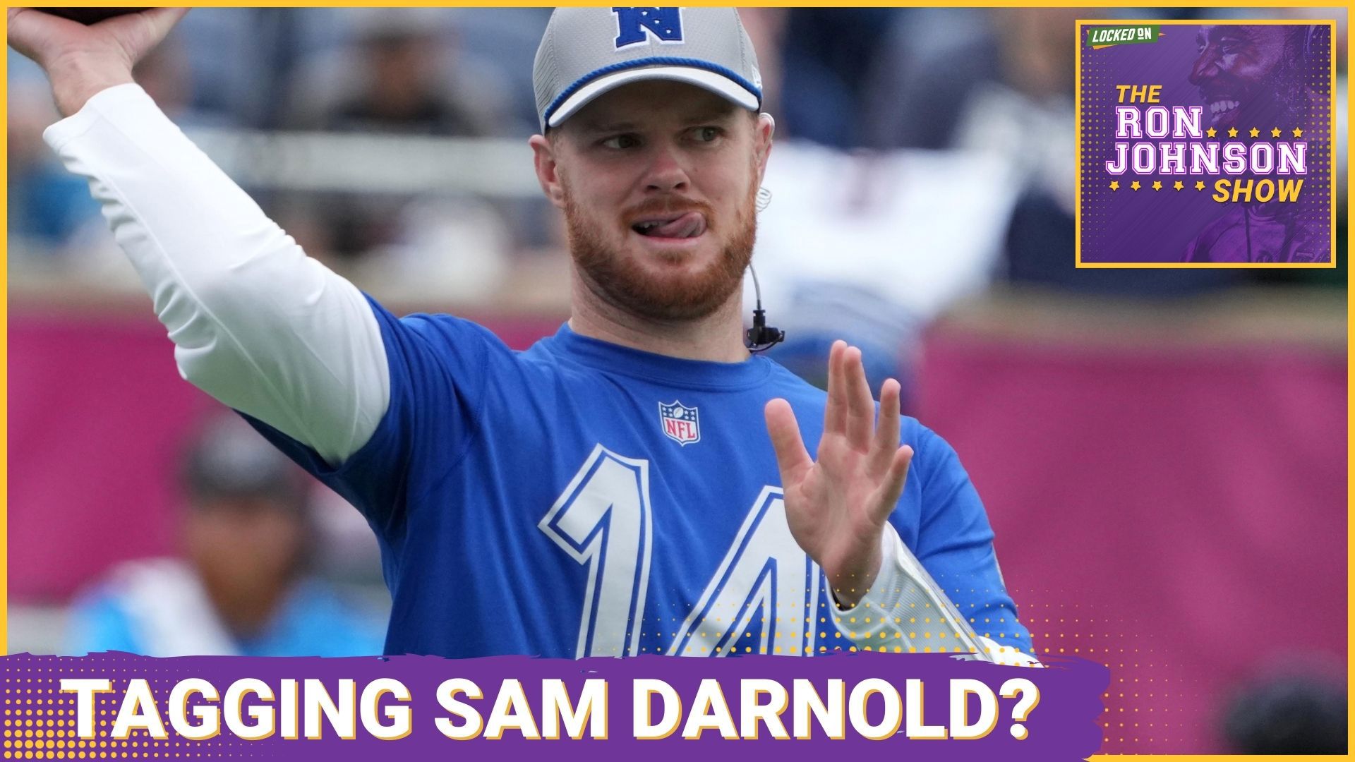 Will the Minnesota Vikings FRANCHISE TAG Sam Darnold? | The Ron Johnson ...