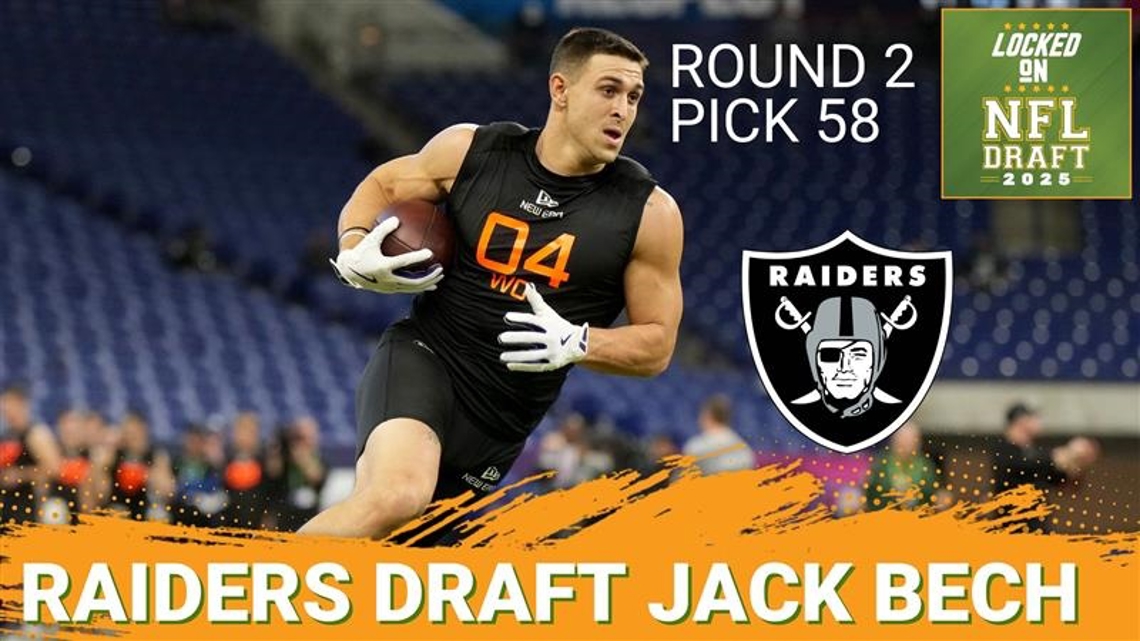 Las Vegas Raiders Select Jack Bech with the No. 58 Pick in the 2025 NFL ...