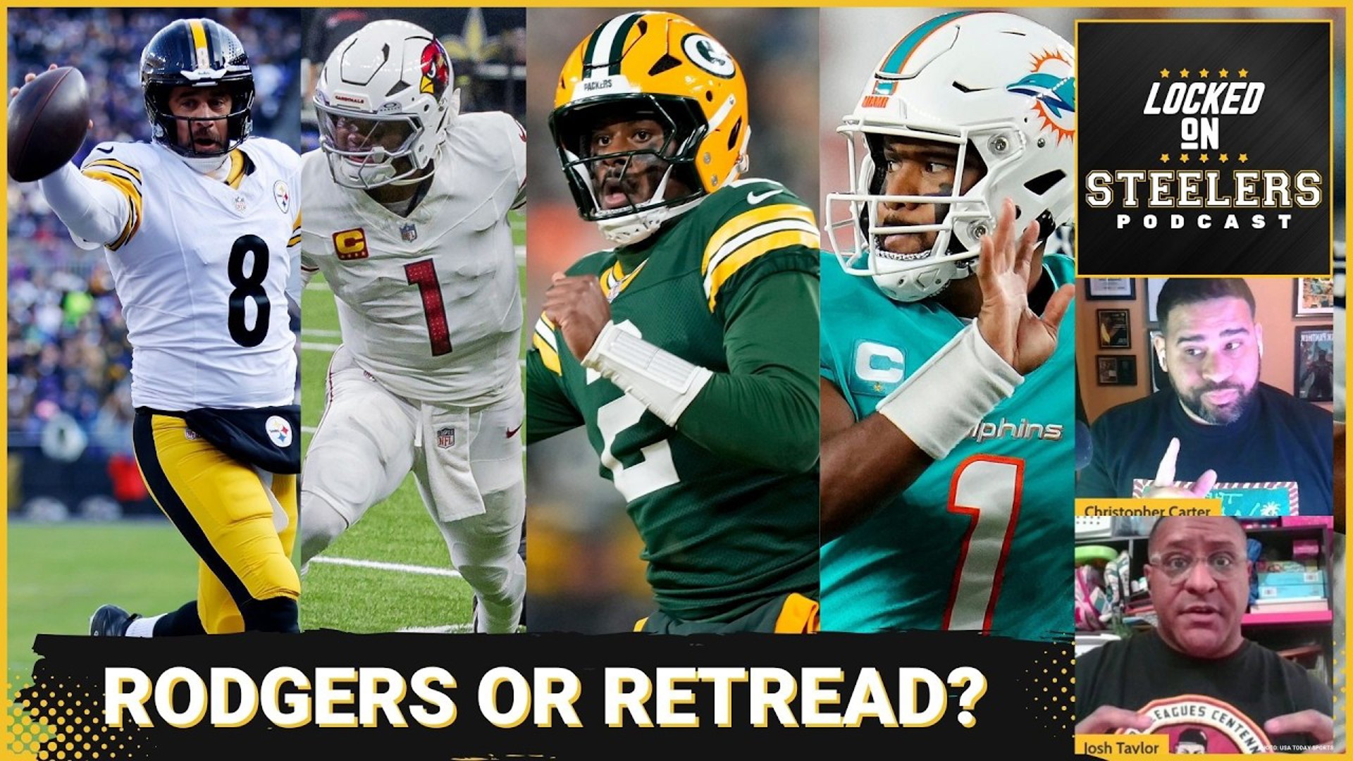 Steelers: Aaron Rodgers or Retread QB | Joey Porter Sr. Calls Out Ben ...