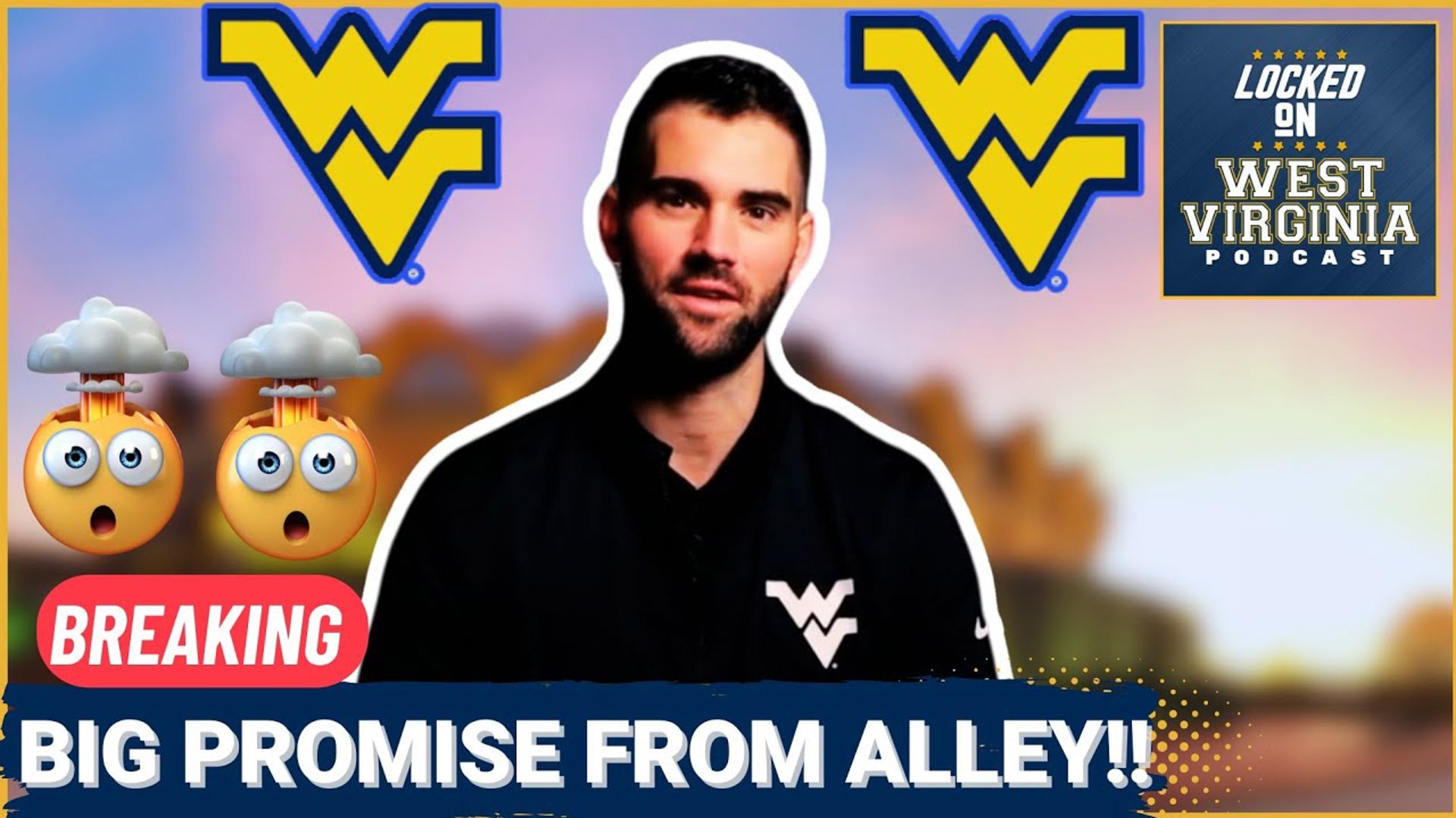 West Virginia DC Zac Alley made a HUGE promise to WVU fans today ...