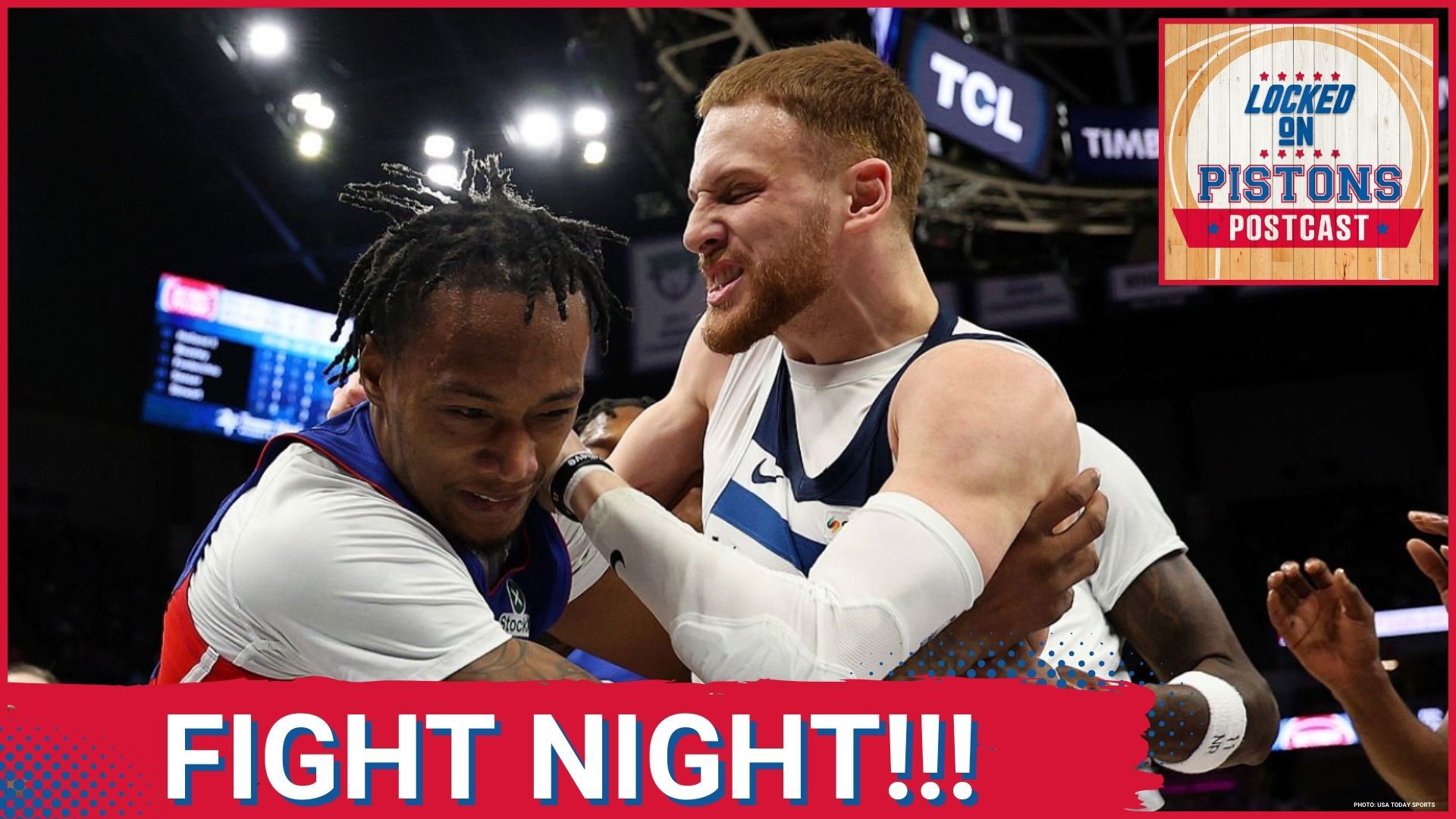 PISTONS POSTCAST: FIGHT! Detroit Pistons LOSE To Minnesota Timberwolves ...