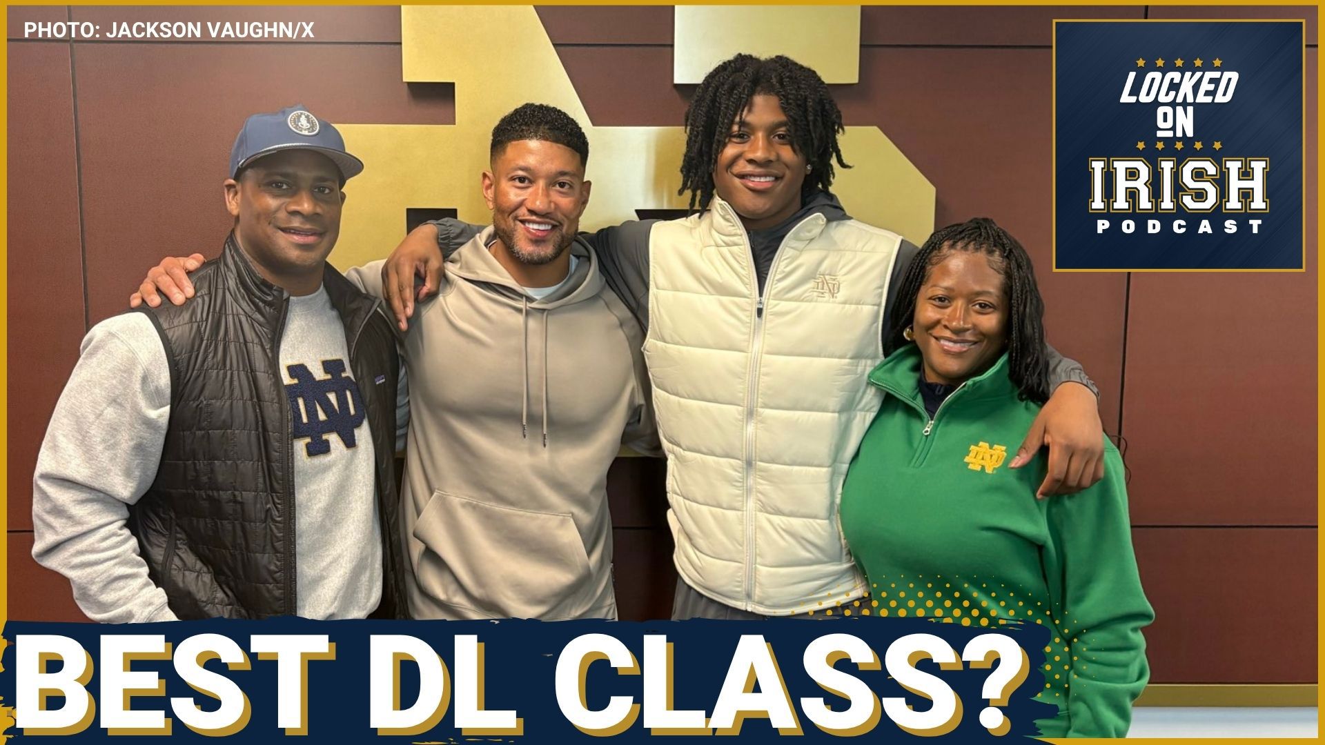 Notre Dame Lands ELITE EDGE Jackson Vaughn! Is this the BEST Defensive ...