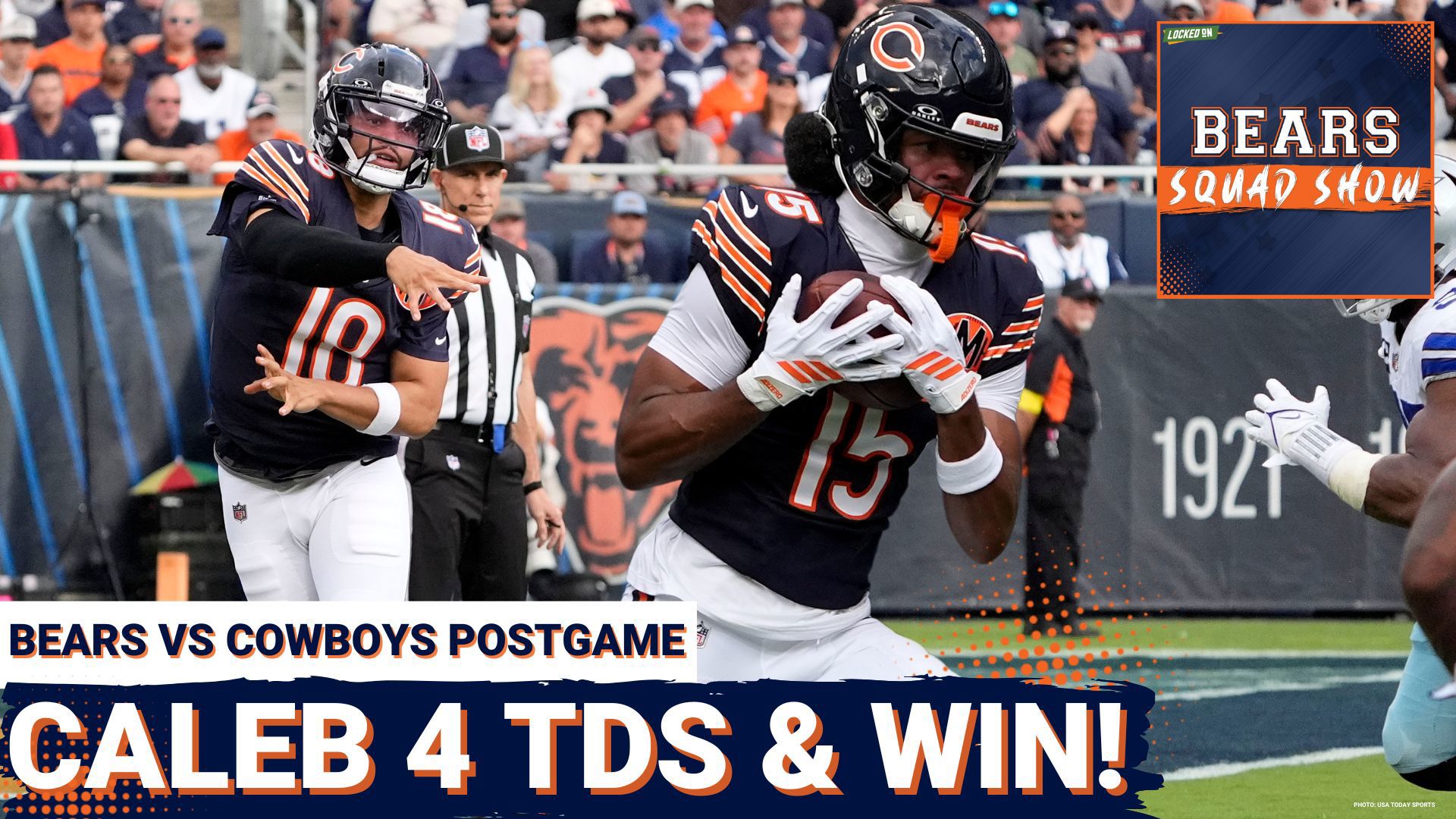 BEARS SQUAD SHOW: Caleb Williams BALLS OUT! Throws 4 touchdowns in the ...