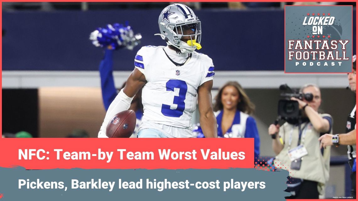 NFC's WORST DRAFT VALUE PICKS: George Pickens, Saquon Barkley & 14 MORE ...